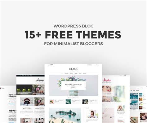 15 Free Minimalist WordPress Themes And Templates For Blogs Of 2020