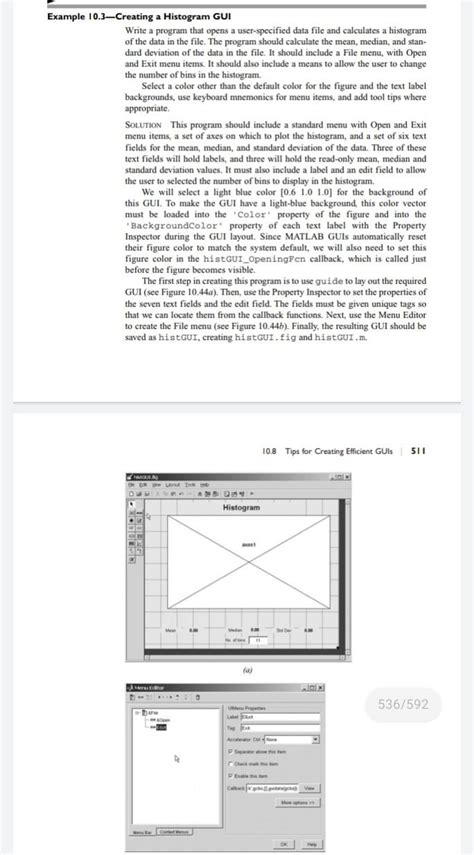Example 103—creating A Histogram Gui Write A Program