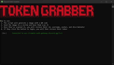 Problem Issue ThatTSGuy Discord Qr Token Grabber GitHub