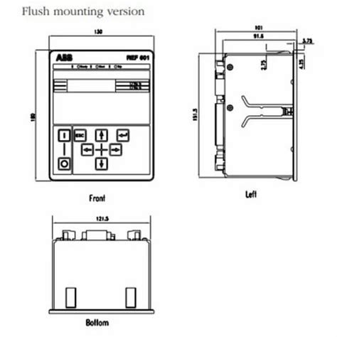ABB Numerical Relays REF611 Feeder Protection Relay Distributor Channel Partner From Surat
