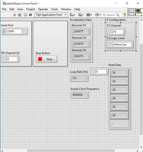 Adxl345 With Spi And Labview Labview Digilent Forum