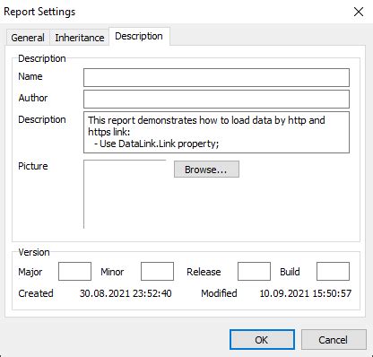 Report Settings FastReport VCL