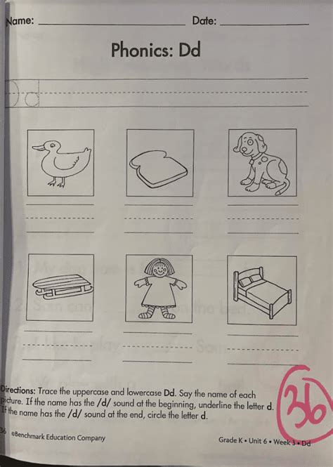 benchmark unit 6 week 3 phonics grammar and spelling assignment are