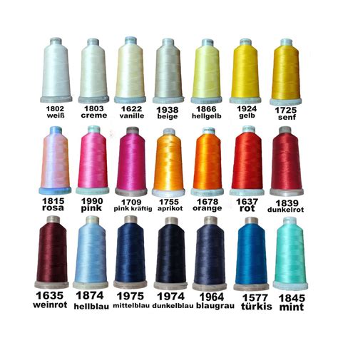 Madeira Rayon Embroidery Thread Color Chart The Isacord Color Chart