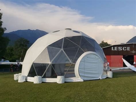 Cupola Geodetica Tenda Glamping In Acciaio E Pvc Dome 7 Kupole