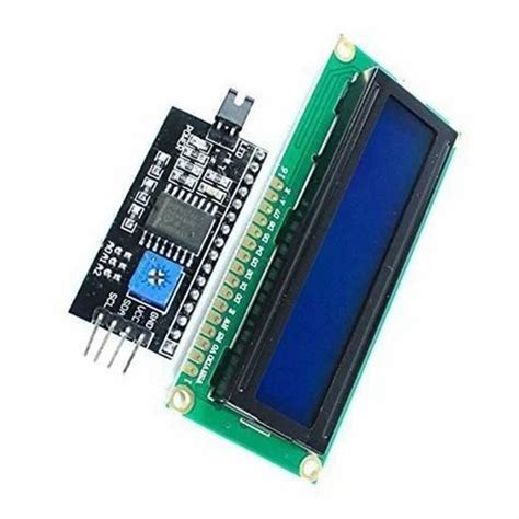 16x2 LCD Blue With I2C Module At 120 Alphanumeric LCD Module In New Delhi ID 2849629799888