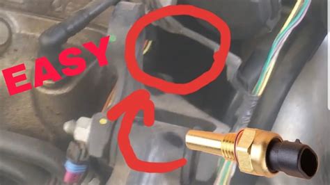 How To Replace 2006 2012 Chevy Impala Coolant Temp Sensor In 5 Mins