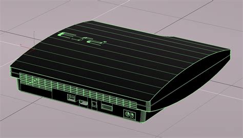 Ps3 Slim Playstation 3 3d Model