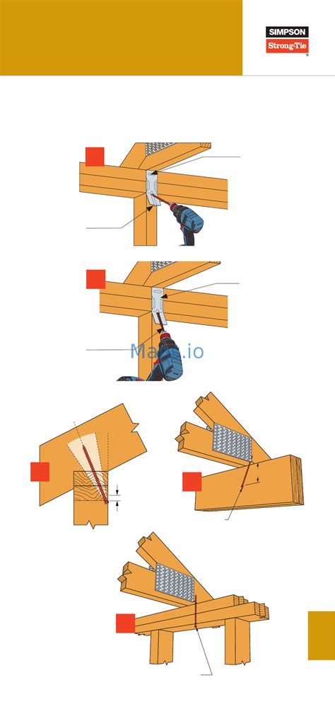Simpson Strong Tie Mts16 [109 112] Fastening Systems