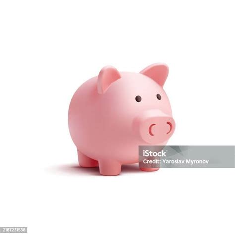 고전적인 아름다운 현실적인 돼지 저금통 3d 벽지 축적과 재정 저축의 사업 개념 은행 서비스 연기금 배당금 벡터 일러스트 레이 션 0명에 대한 스톡 벡터 아트 및 기타