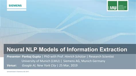 Neural Nlp Models Of Information Extraction Pdf