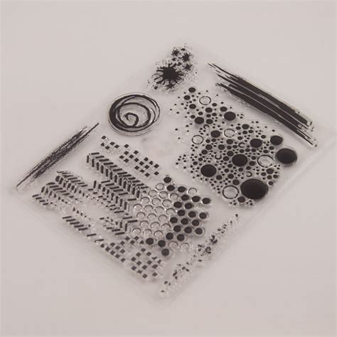 원형 도트 투명 스탬프 투명 실리콘 스탬프 절단 Diy Scrapbooking 고무 색칠 양각 일기 장식 재사용 가능 수정 용품