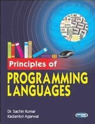 Buy Principles Of Programming Languages Book Online At Low Prices In India Principles Of