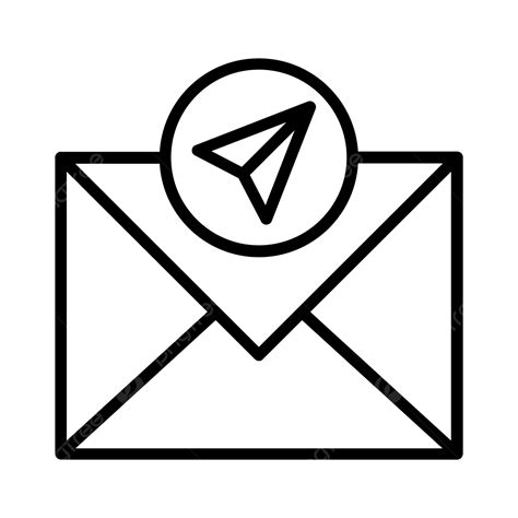 메일 라인 아이콘 보내기 벡터 이메일 봉투 우편 Png 일러스트 및 벡터 에 대한 무료 다운로드 Pngtree