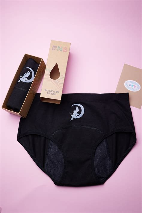 Менструальні підліткові трусики Сліпи Bnb Teens Black зі стандартною ластовицею купити з
