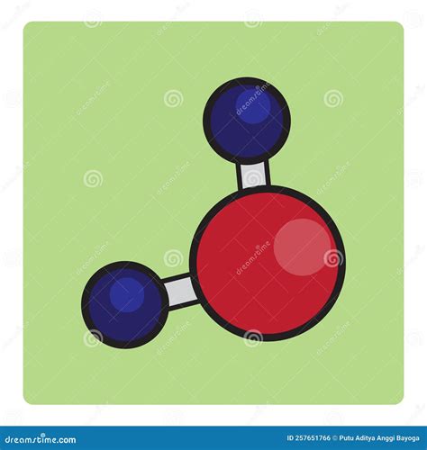 Cartoon Molecule Stock Vector Illustration Of Logo 257651766