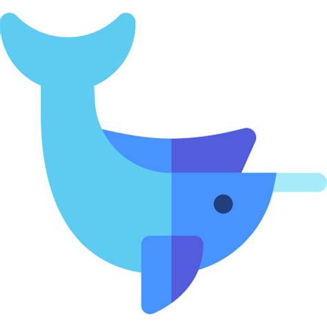 Icono De Pez Espada Basic Rounded Flat