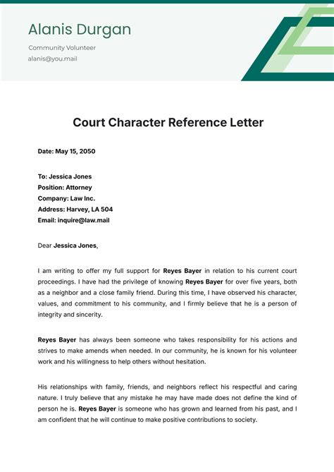 Free Character Letter For Bar Admission Template To Edit Online