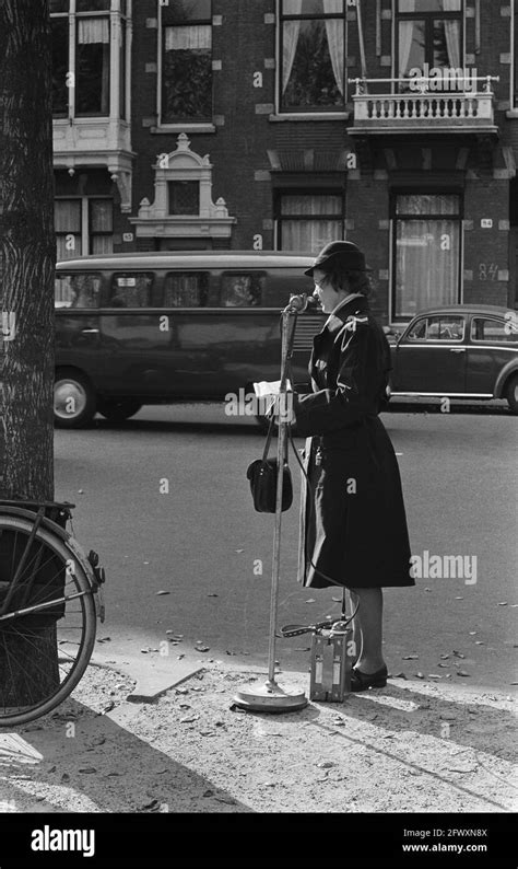 Radar Control Vehicle For Measuring Excessive Speed Female Police In Action October