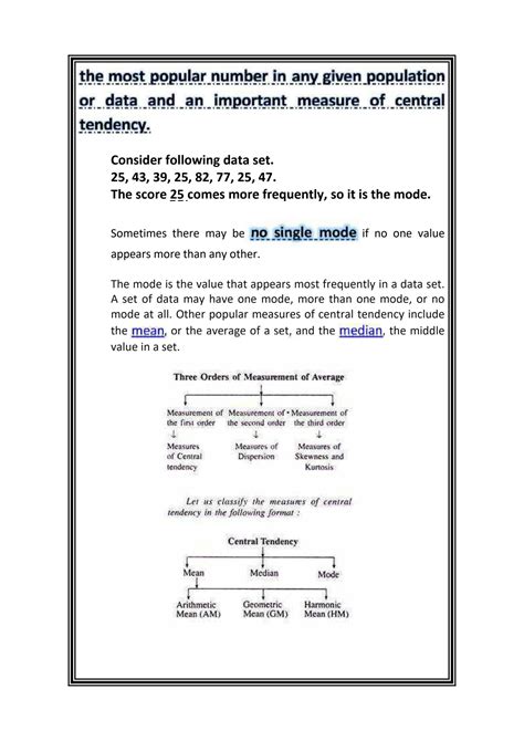 Solution Define Mode Calculation Of Mode Relation Between Mean Median Mode Merits And Demerits