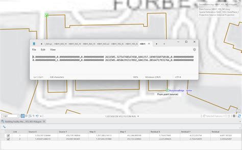 georeferenced control points world file esri community