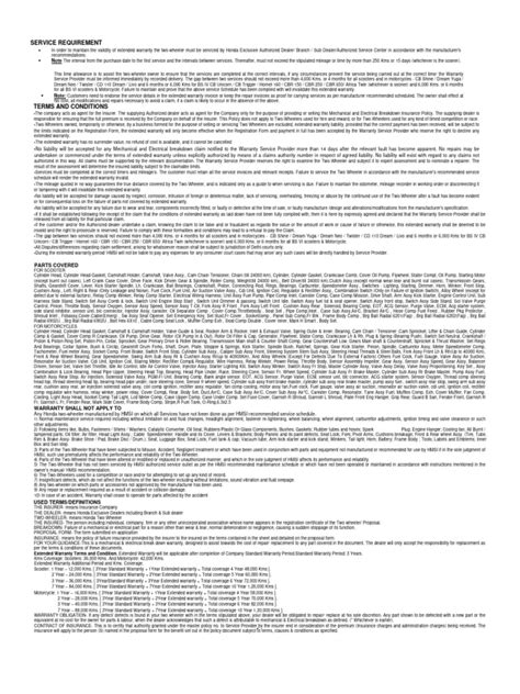Extendedwarranty One Pdf Insurance Vehicles