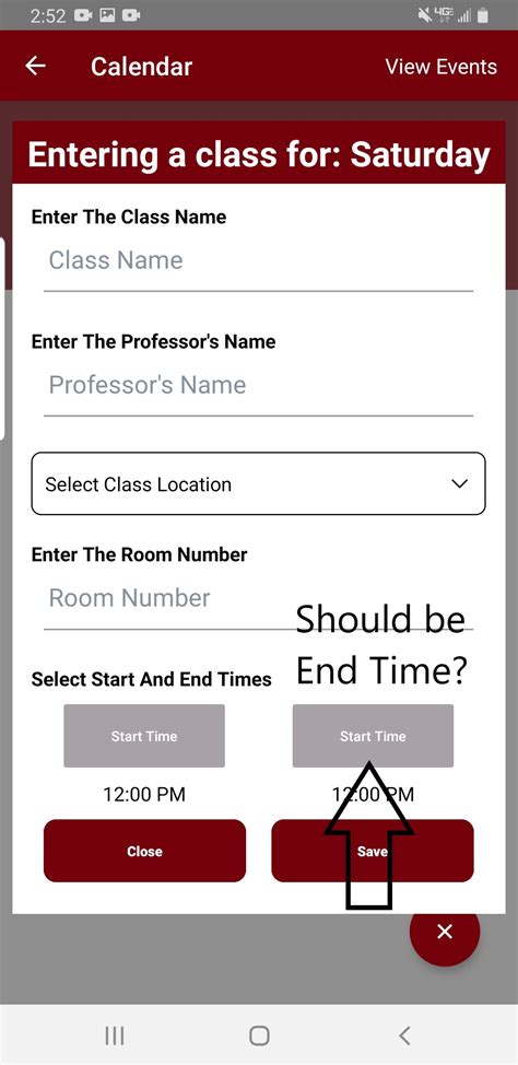 Select Start Time And Start Time Issue 211 SCCapstone