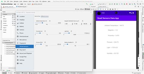 How To Read Different Sensors Data In Your Android App Demo Using Virtual Sensors In Android 13