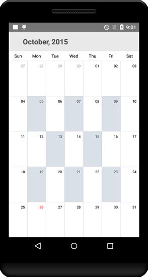 selection modes sfcalendar xamarin android syncfusion