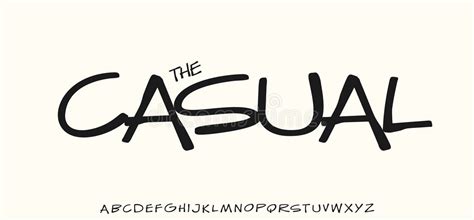 Handwritten Casual Font Stock Illustrations 785 Handwritten Casual Font Stock Illustrations