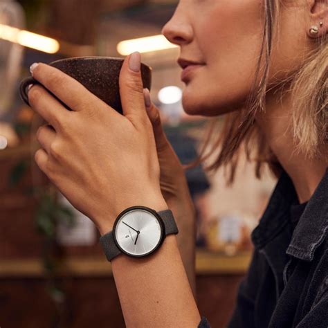 Recycled Coffee Ground Watch Flora And Fauna