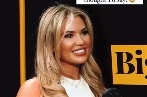 Christine Mcguinness Says She Never Thought She D Make Claim Over Sex Life After Paddy Split