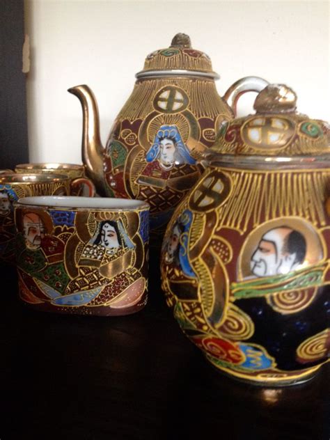 Beautiful Samurai Tea Set