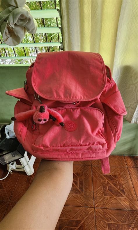 Authentic Pink Kipling Backpack Womens Fashion Bags And Wallets Backpacks On Carousell