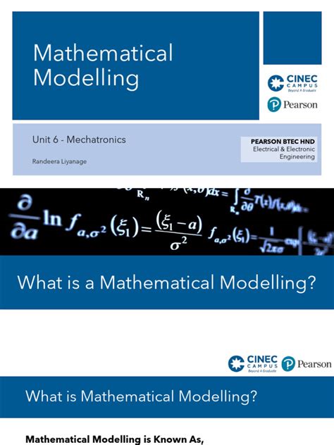 Mathematical Modelling Pdf Mathematical Model System