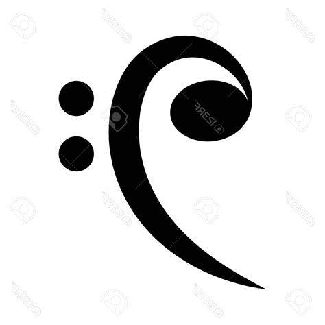Bass Clef Vector At Collection Of Bass Clef Vector Free For Personal Use