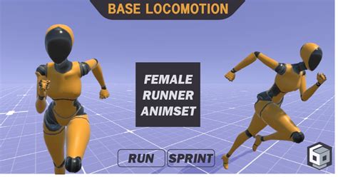 Female Runner Animset Free Runandsprint 3d Animations Unity Asset Store