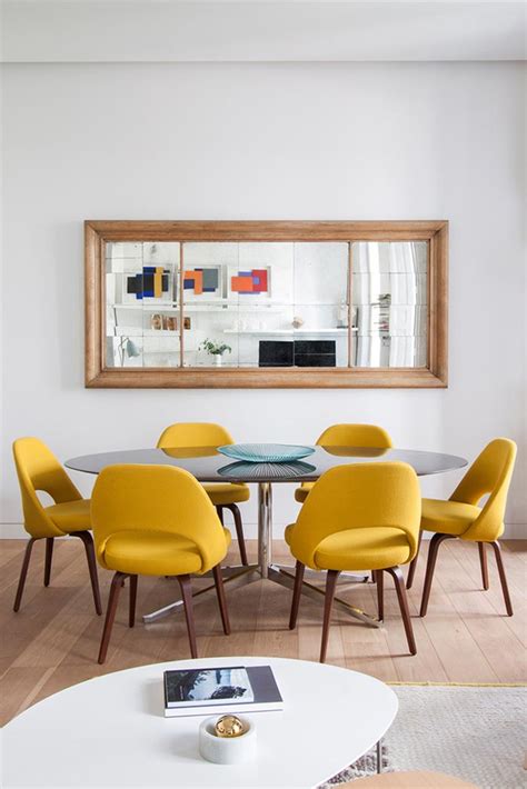 10 Comedores Con Sillas Amarillas Vintage And Chic Pequeñas Historias De Decoración