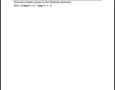 Draw The Compiler Phases On The Following Statement