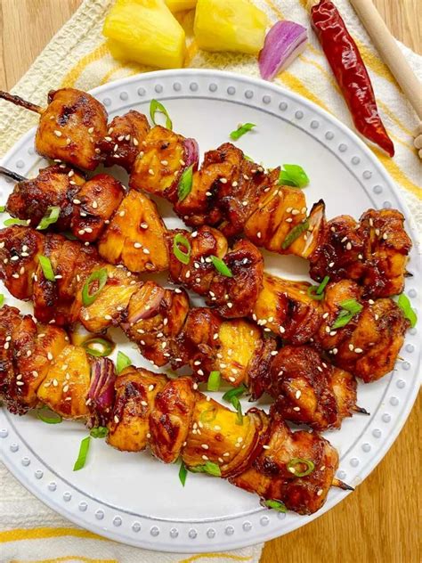 Honey Sriracha Chicken Skewers Fed By Sab