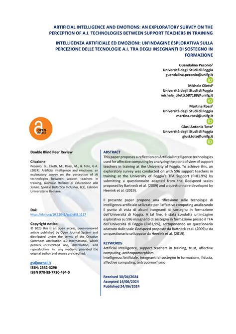 Pdf Artificial Intelligence And Emotions An Exploratory Survey On