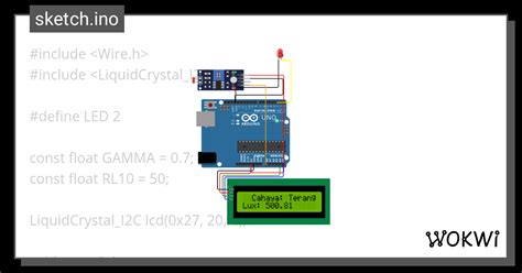 Modul 11 Praktik Arduino Dan Sensor Ldr Wokwi Esp32 Stm32 Arduino