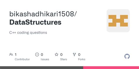 github bikashadhikari1508 datastructures c coding questions