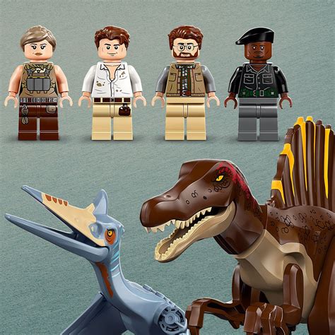 Lego 76976 Jurassic Spinosaurus And Quetzalcoatlus Air Mission Building