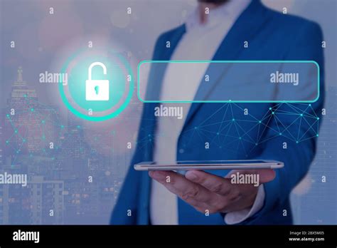 Graphics Padlock For Web Data Information Security Application System