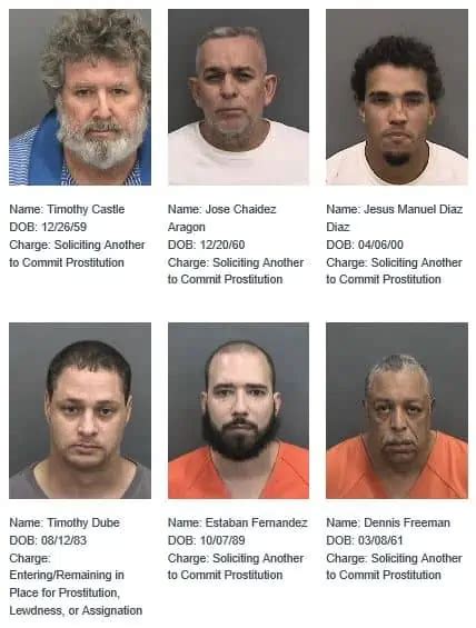 Breaking News 49 Arrested In Tampa Prostitution Sting Operation Curb