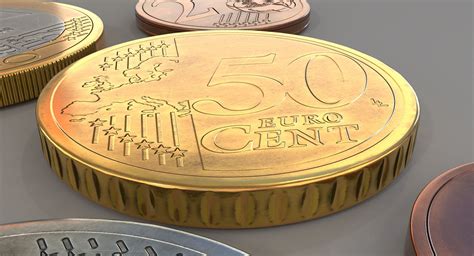 유로 동전 3d 모델 29 Blend Free3d