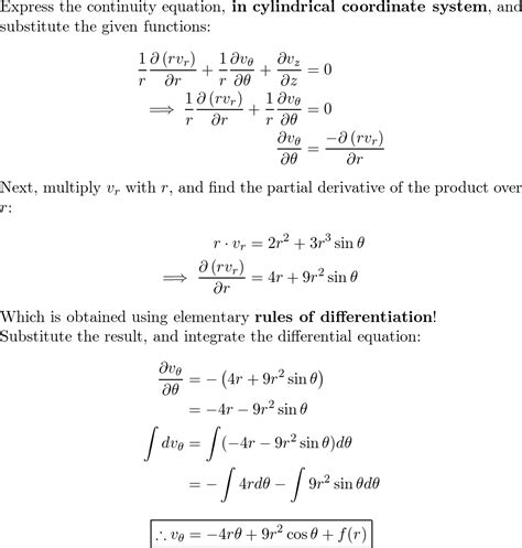 The Radial Velocity Component In An Incompressible Two Dime Quizlet