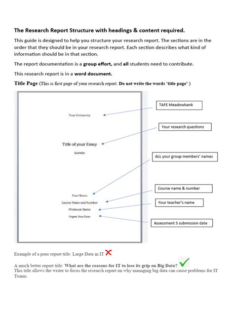 V2 Group Research Report Structure For Students Sem 1 2024 Pdf Abstract Summary Data