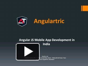 PPT Angular JS Mobile App Application Development In India Angulartric PowerPoint